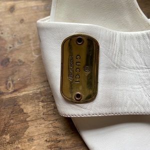 Gucci | Shoes | Gucci White Sandals | Poshmark